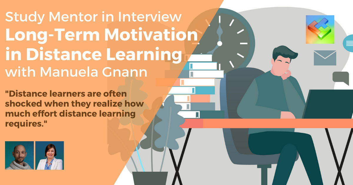 Long-term motivation in distance learning: A mentor in interview